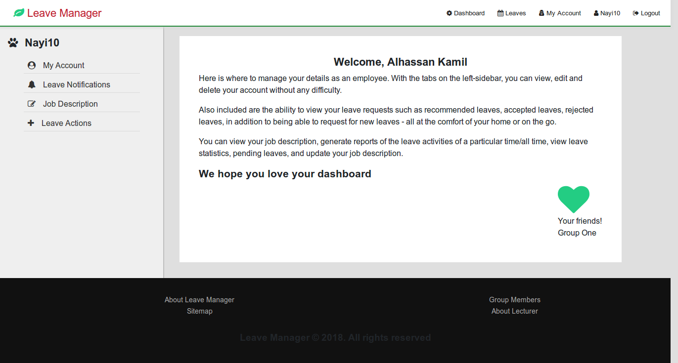 Online Leave Management System in PHP | SourceCodester